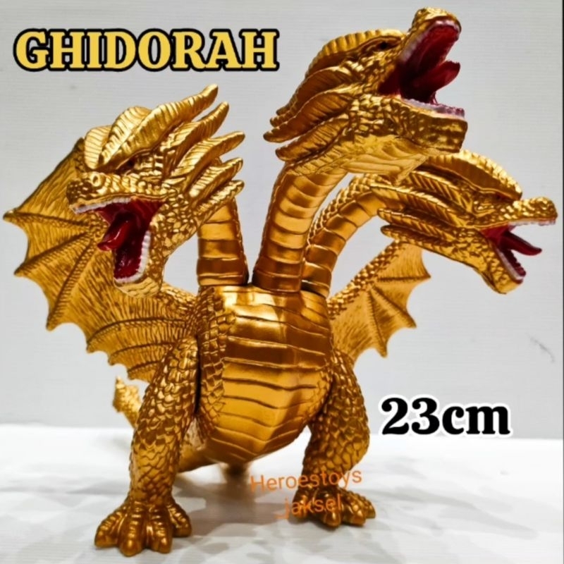 Jual Godzila Gidora King Of Monster Monster Zero King Ghidora Figure | Shopee Indonesia