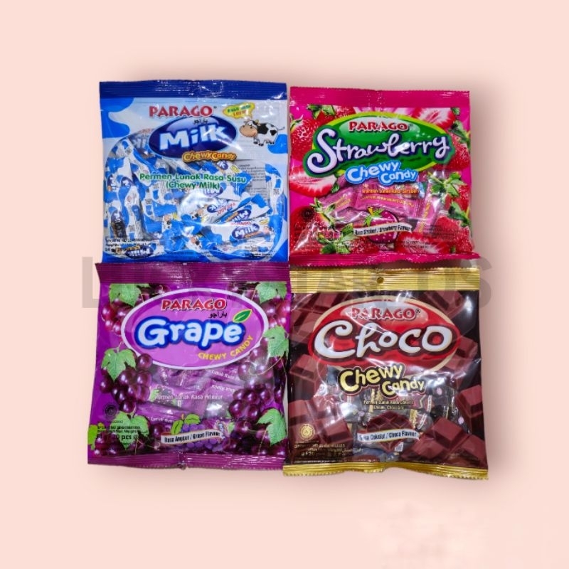 Jual PERMEN PARAGO CHEWY CANDY 54GR ISI 20PCS | Shopee Indonesia