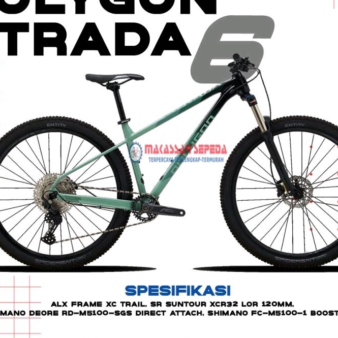 Jual SEPEDA GUNUNG MTB POLYGON XTRADA 6 ALLOY 1X11 SPEED HYDRAULIC DISCBRKE | Shopee Indonesia