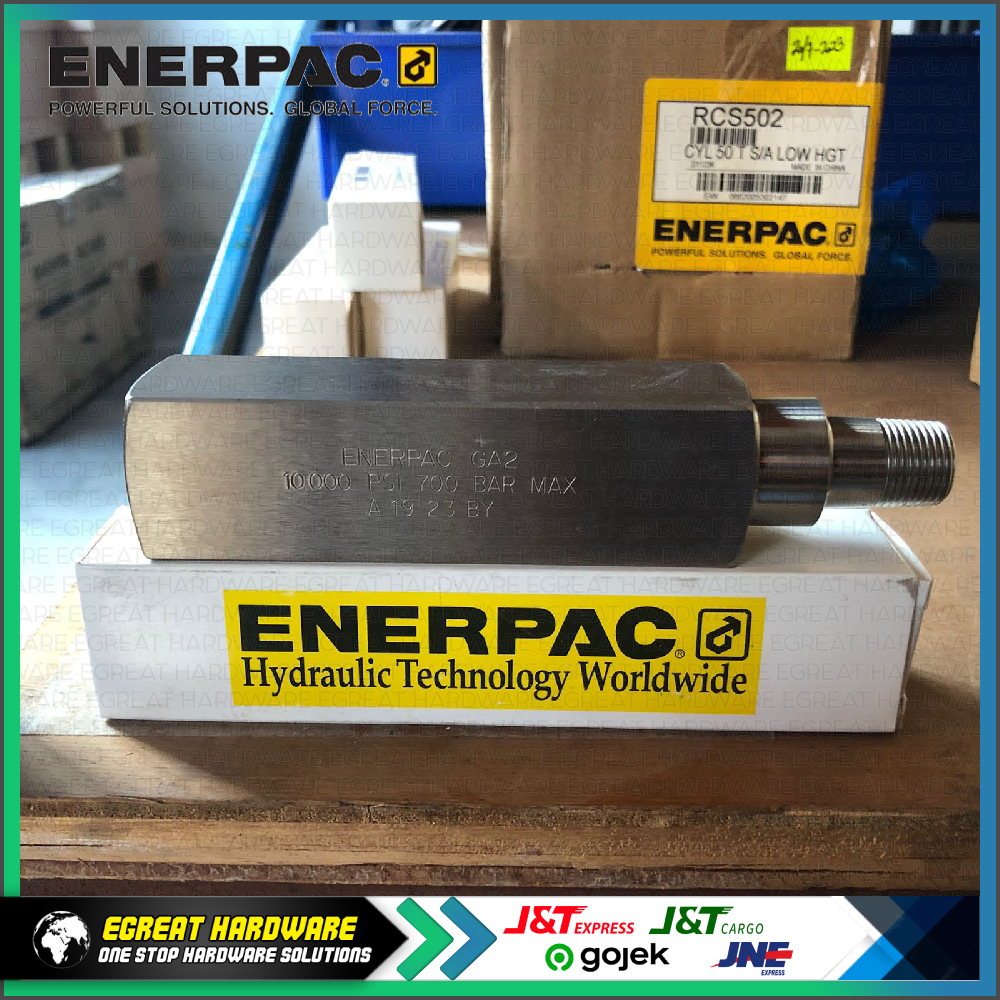 Jual ENERPAC GA2 Gauge Adaptor 1/2 in NPT Gauge Port 10,000 psi ...