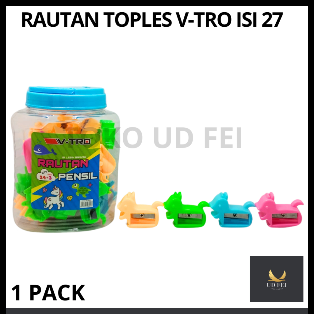 Jual Serutan Toples / Serutan tabung / Rautan isi 24 / Rautan Murah ...