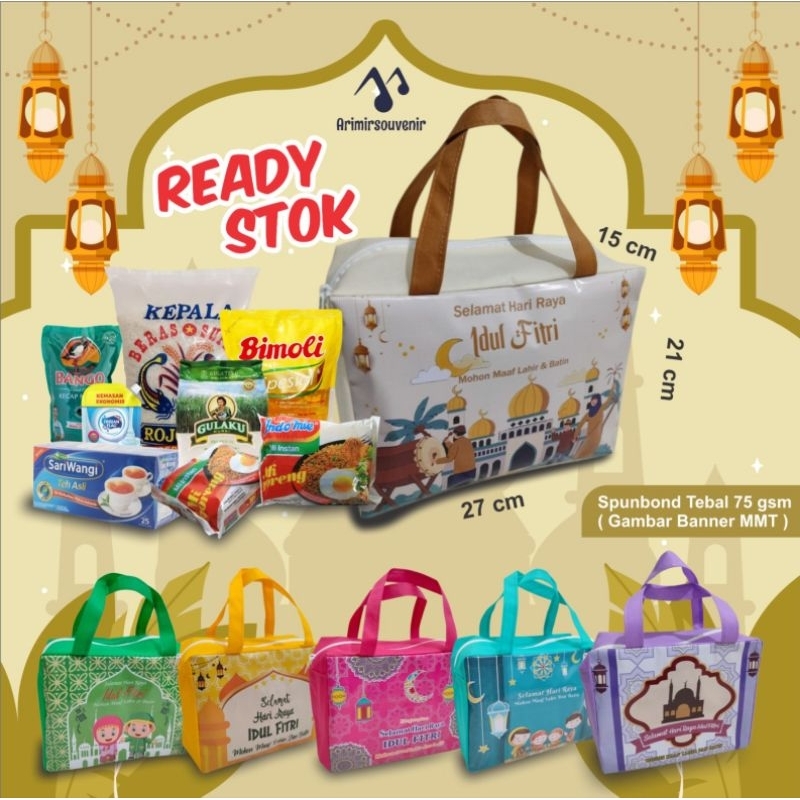Jual Promo Tas Parcel Lebaran Idul Fitri Resleting/Tas Lebaran ...