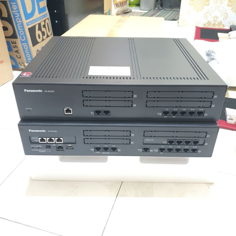 Jual Pabx Panasonic KX-NS300 / KX-NS300BX Kap. 6 Line 2 DPT 48 Ext Analog + 1 Unit Telepon KX ...