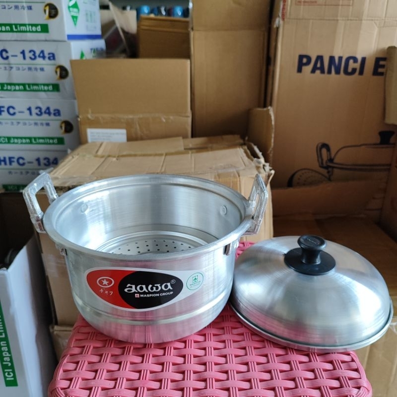 Jual Dandang / panci kukus Jawa no 18 Maspion panci logam jawa panci ...