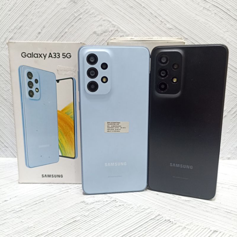 Jual Samsung A33 5G 8/256 GB Handphone Second Bekas Fullset | Shopee ...