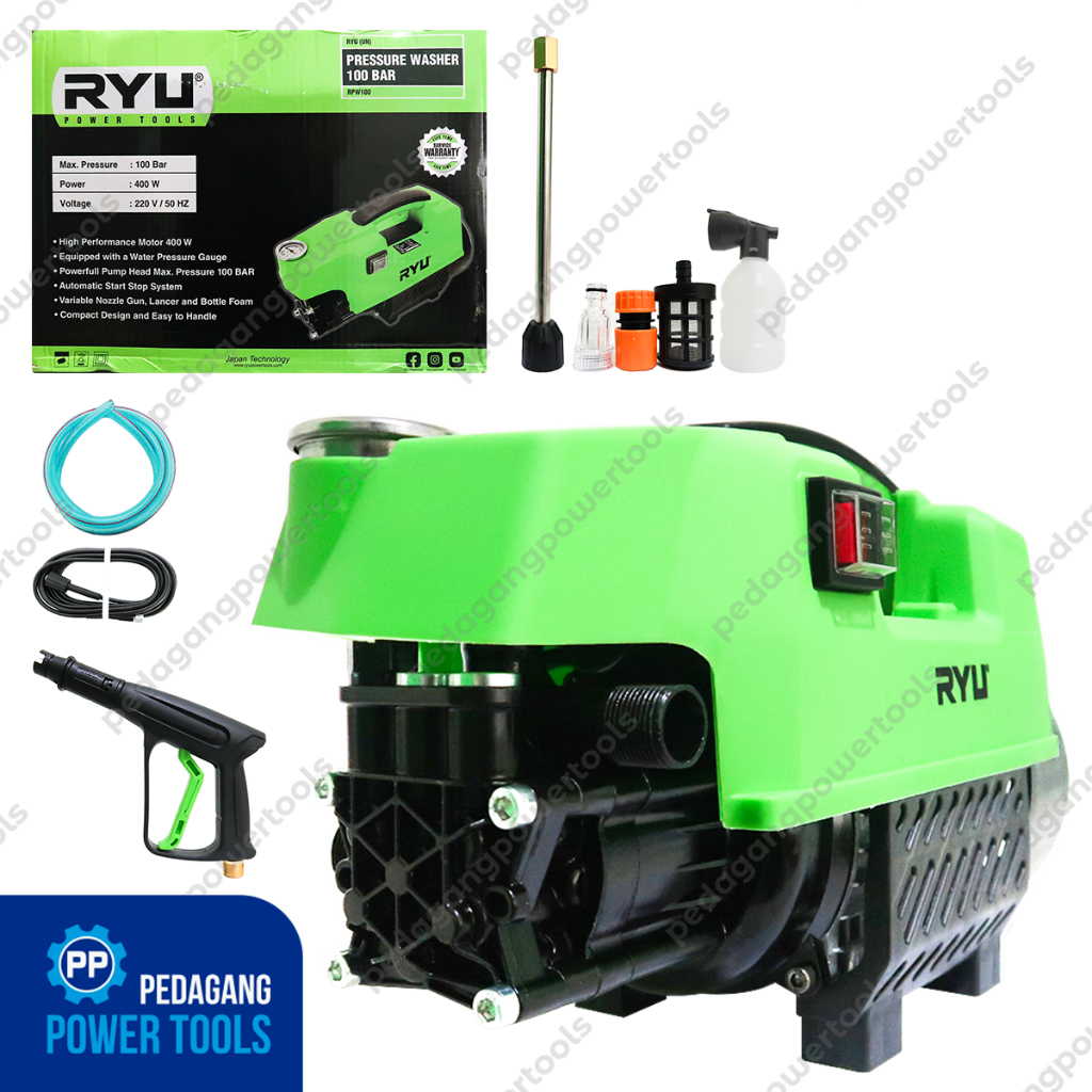 Jual RYU RPW100 Mesin Jet Cleaner Listrik Cuci Steam Semprot Motor ...