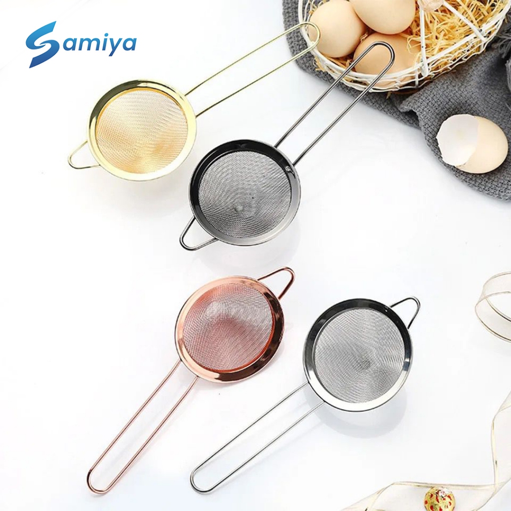 Jual saringan cocktail minuman bartender / cocktail fine mesh stainless ...