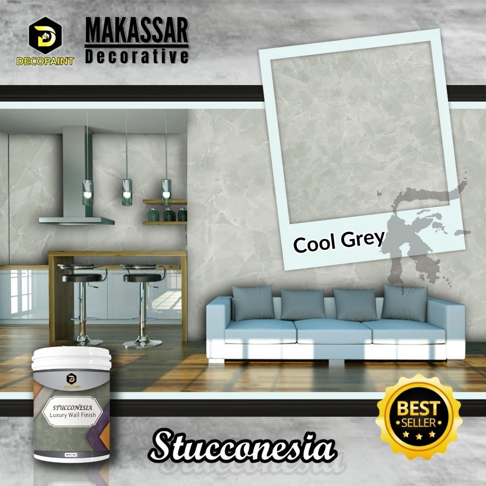 Jual Cat Tembok Stucco Cement Expose | Stucconesia Ukuran 1 Kg | Motif ...