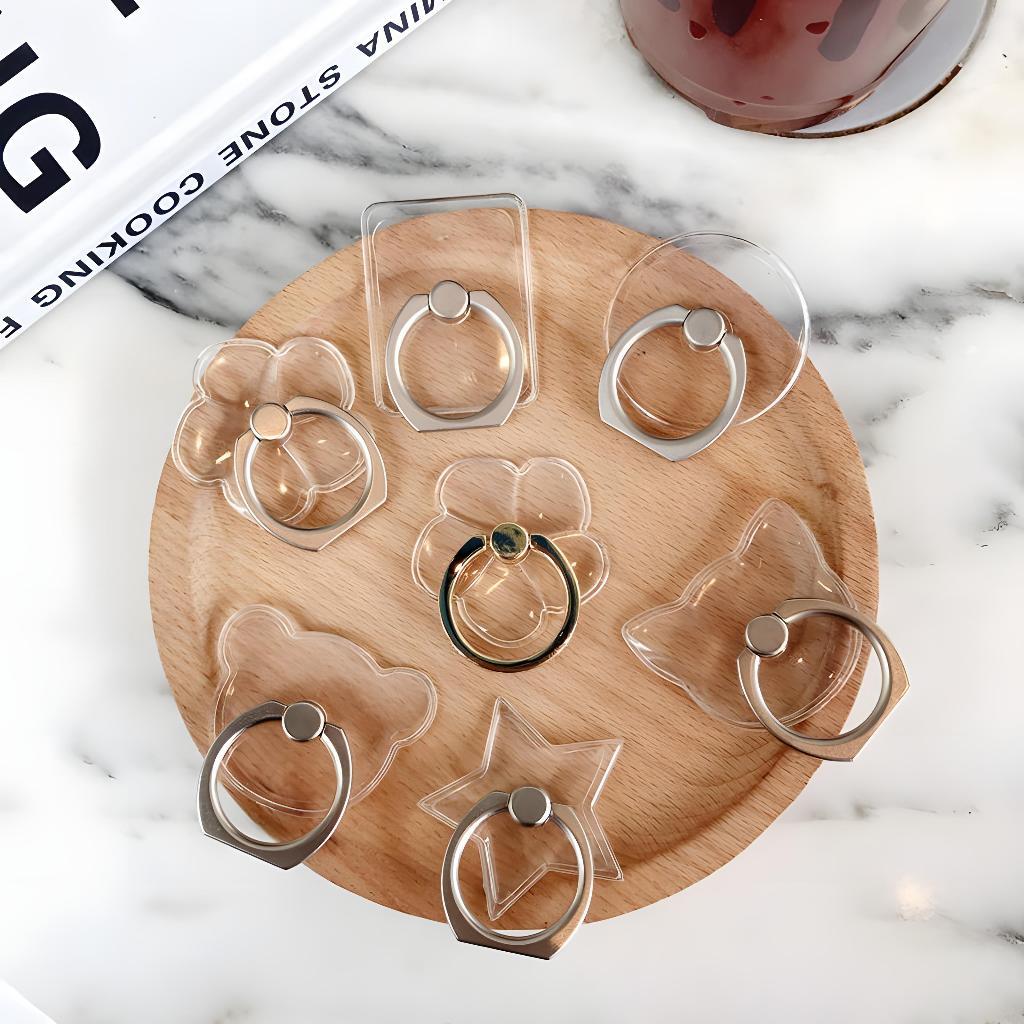 Jual Iring / Ring Hp Aesthetic Karakter Transparan / Ring Case Hp ...