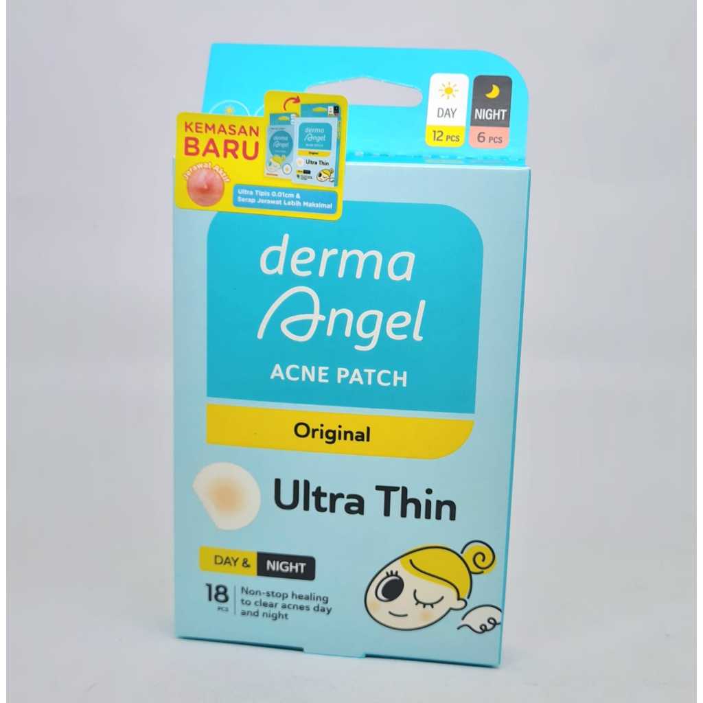 Jual DERMA ANGEL Acne Patch 18pcs (Day 12pcs, Night 6pcs) | Shopee ...