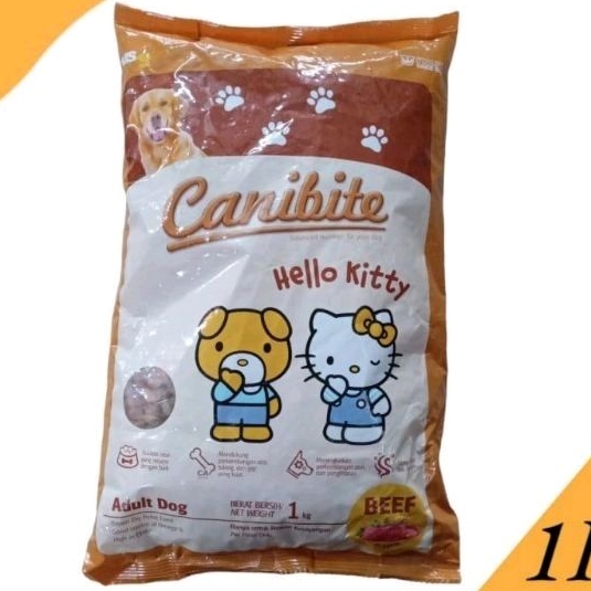 Jual Makanan/pakan anjing/Dog food dry Canibite beef adult freshpack 1 ...