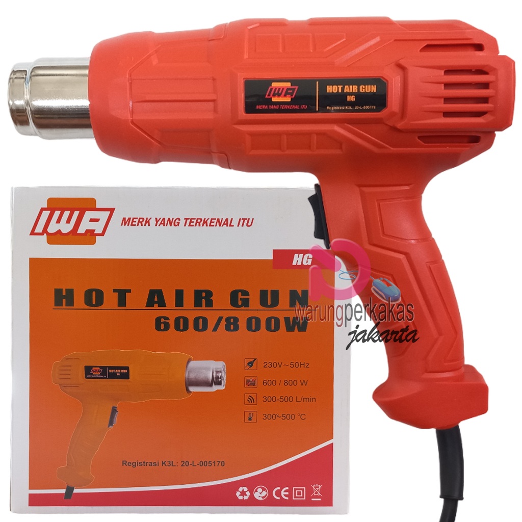 Jual NANKAI Hot Air Gun - Hot Gun - Pemanas Kaca Film Sticker NANKAI ...