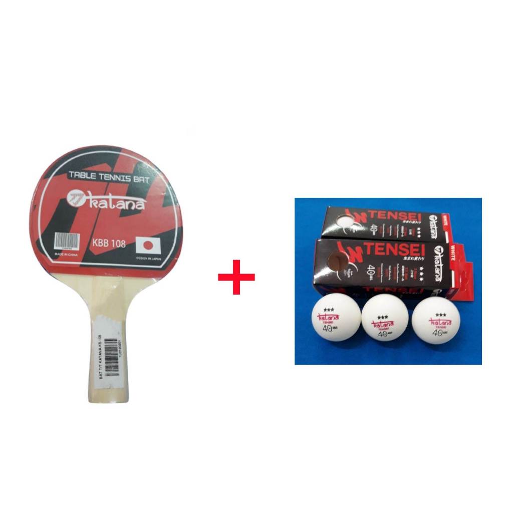 Jual Paket Set Bet/Bed/Bat/Bad Tenis Meja dan Bola Tenis Meja / Bola Pingpong | Shopee Indonesia