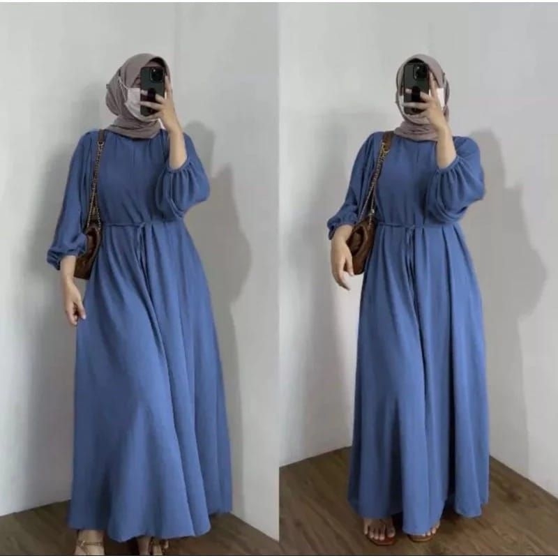Jual DANARA LD 110 & LD XXL LD 120 JUMBO DRESS MAXY GAMIS CRINKLE ...