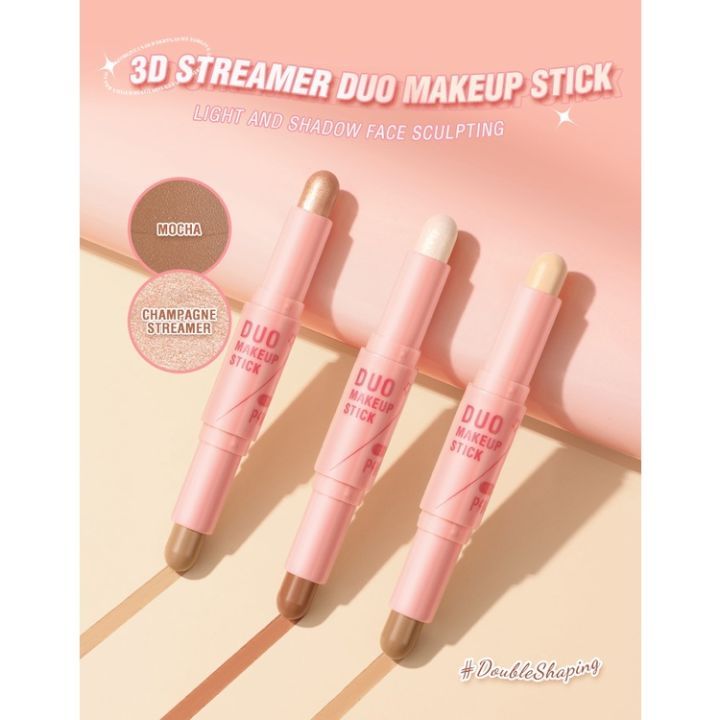 Jual PINKFLASH DUO MAKE UP STICK PEN / CONTOUR & HIGHLIGHTER | Shopee Indonesia
