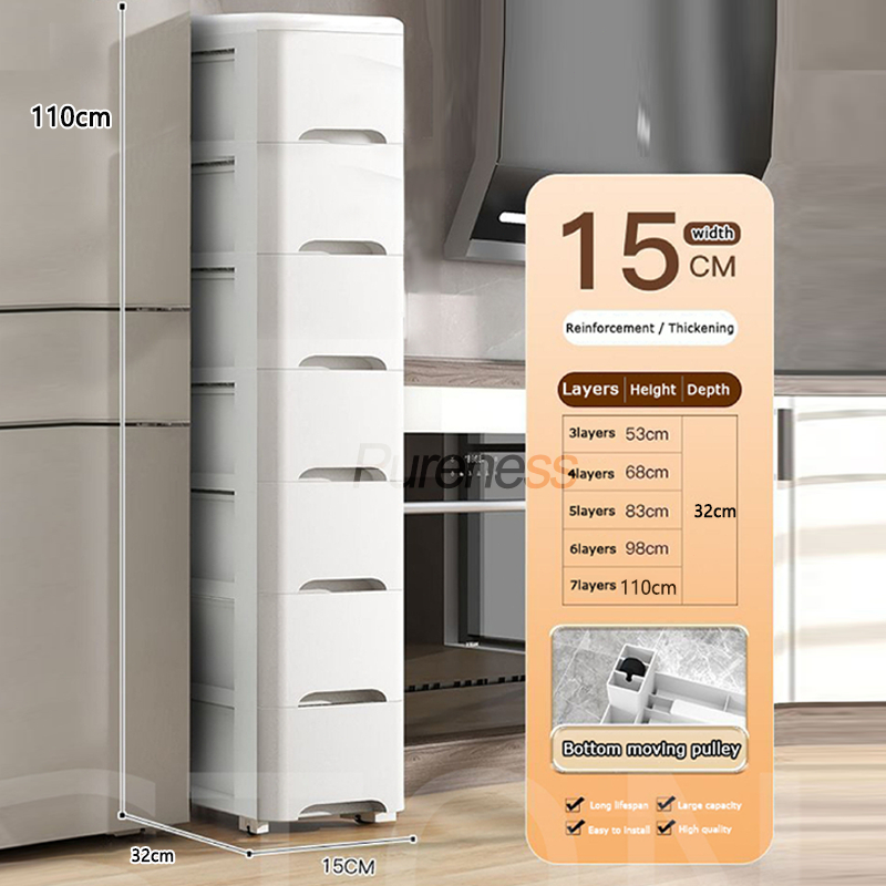 Jual Transparent Rak Penyimpanan Rak Dapur Rak Susun Rak Plastik ...