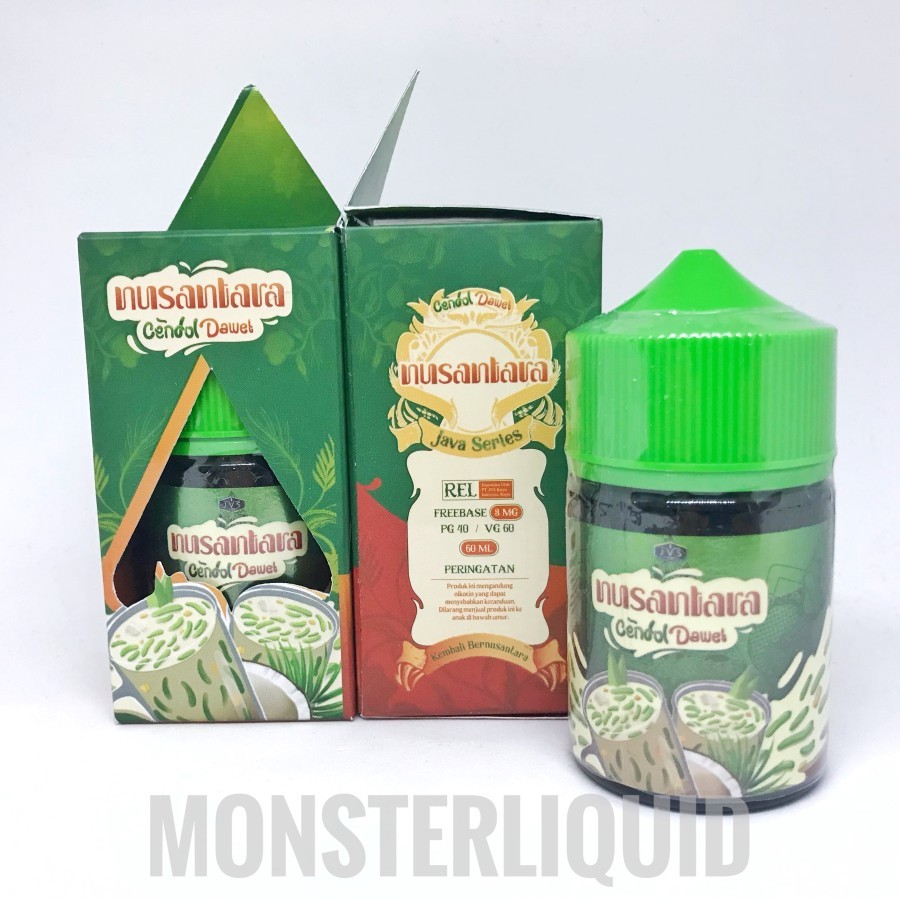 Jual NUSANTARA JAVA SERIES CENDOL DAWET BY JVS 3MG 6MG 60ML | Shopee ...