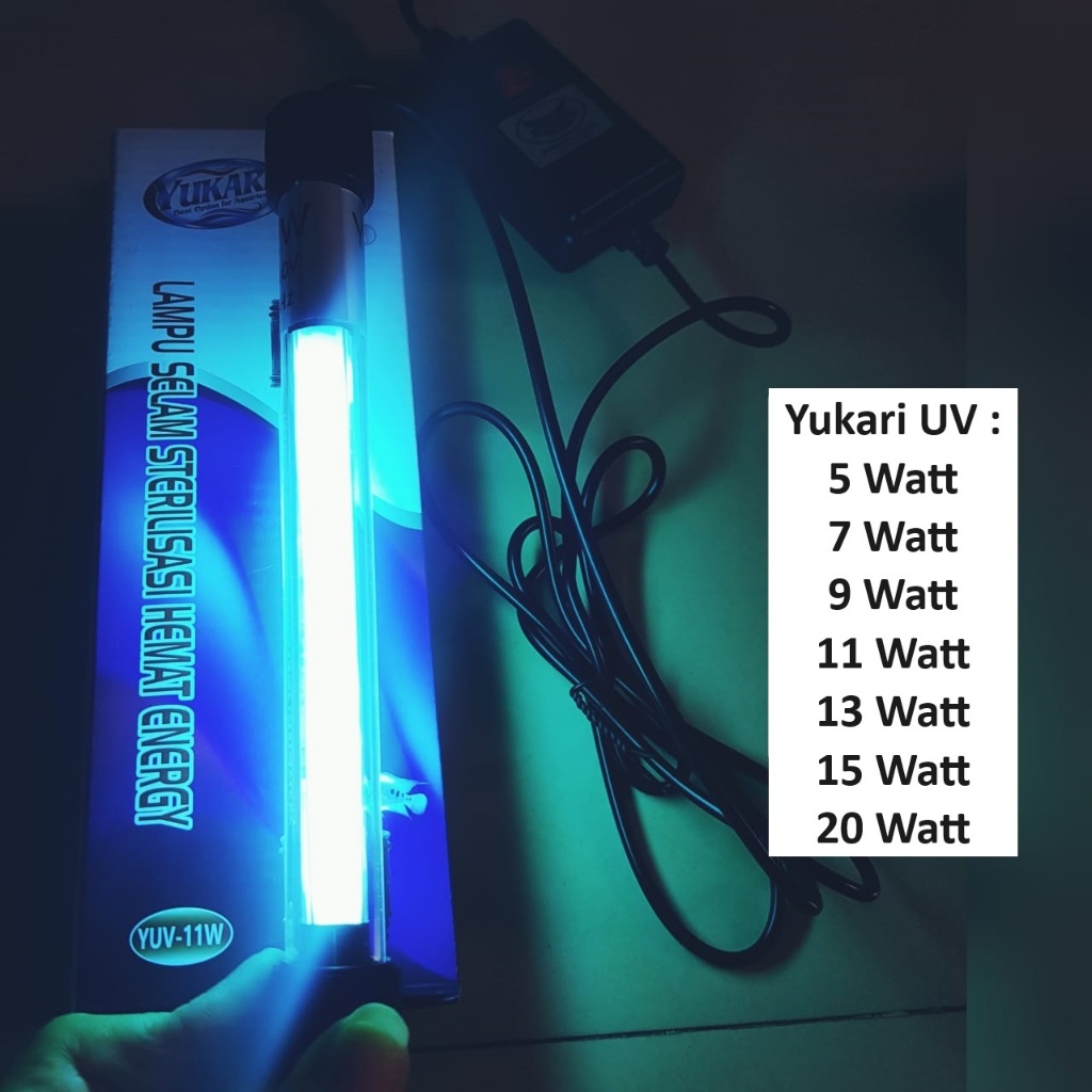 Jual Lampu UV Aquarium YUV / YUV-5W / YUV-7W / YUV-9W / YUV-11W / YUV ...