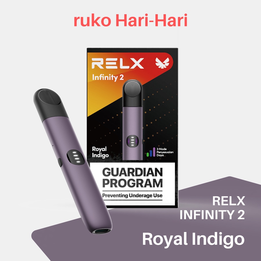 Jual ROYAL INDIGO - Vape Device RELX INFINITY 2 (warna Ungu Purple ...