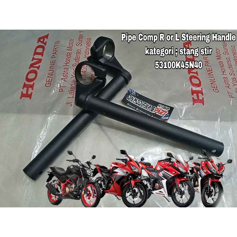 Jual stang handle kemudi cbr150rSTANG HANDLE KEMUDI CBR150R 53100-53150 ...