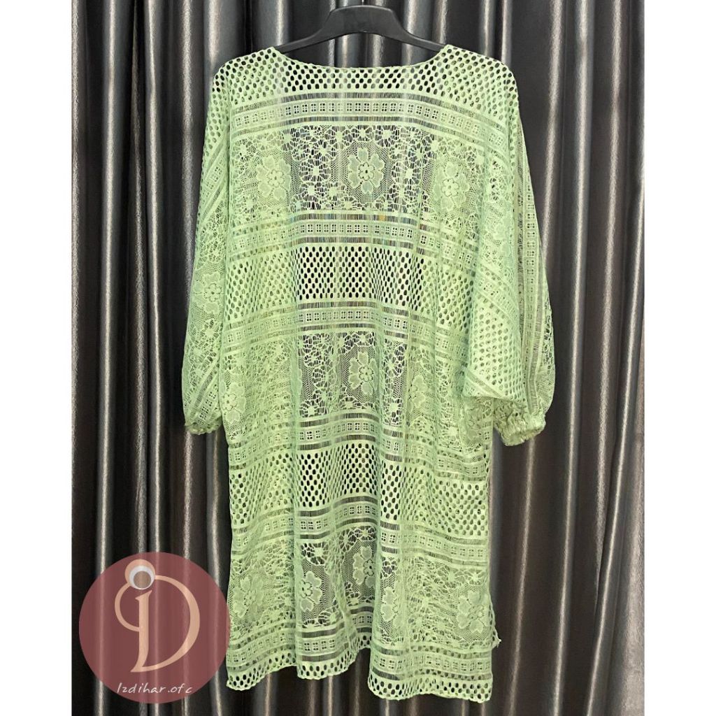 Jual Daili Outer / outer lace malika full / outer brukat Jumbo / outer ...