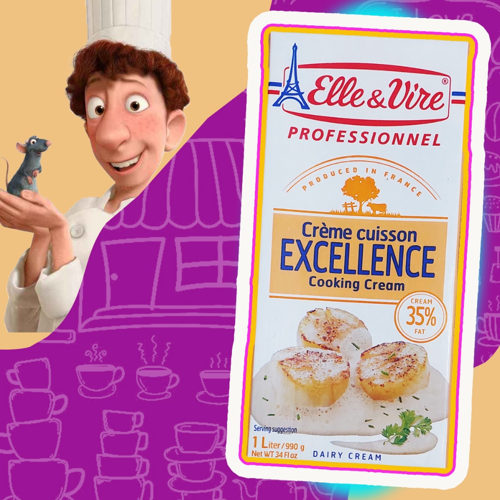 Jual elle & vire cooking cream / elle vire cooking cream 1 liter / krim ...