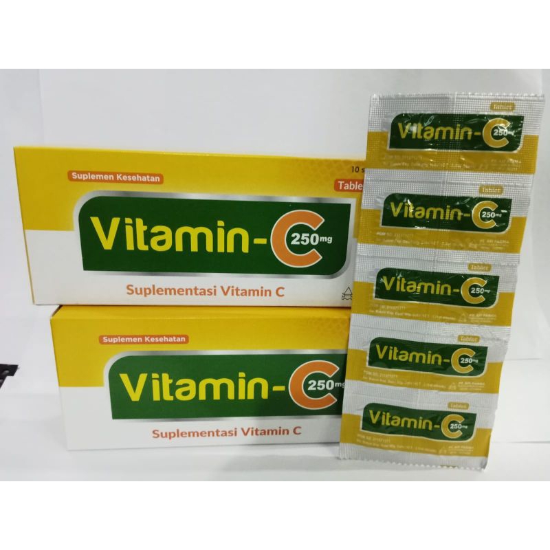 Jual Vitamin C 250 mg Afi Farma (Box) | Shopee Indonesia