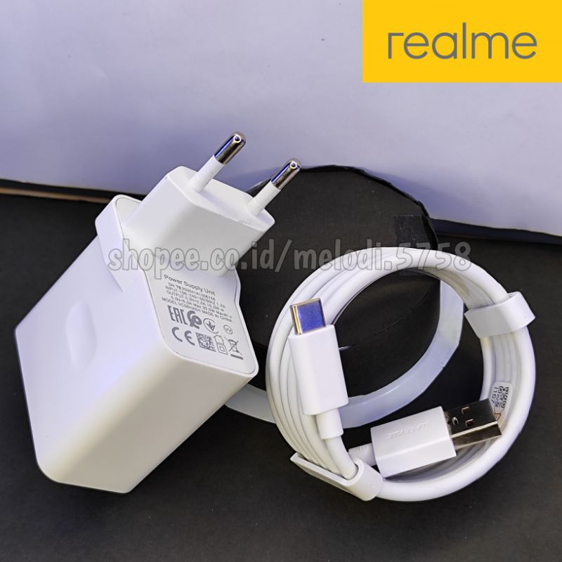 Jual FAST CHARGER REALME 30W SUPER VOOC TYPE C REALME 7/ 7i/ 8i/ 5 PRO/6 PRO/ X2/X3/XT/X50/ C35 ...