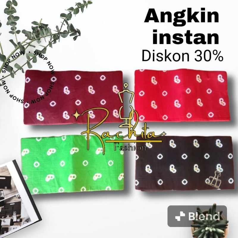 Jual Angkin instan / Ombi / stagen motif batik Jumputan [Gratis Ongkir ...