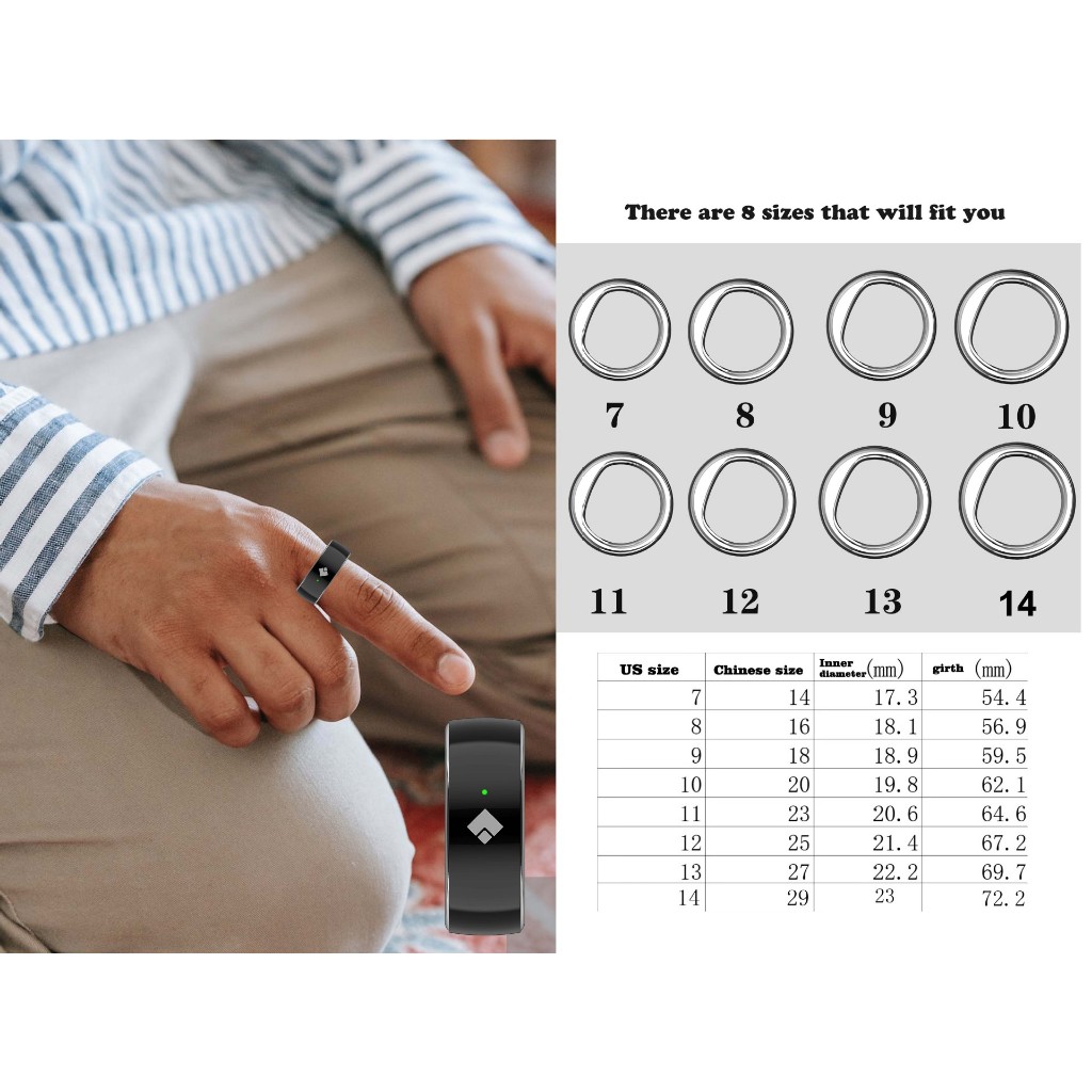 Jual tasbih digital cincin zikr ring equantu alat dzikr digital tombol ...