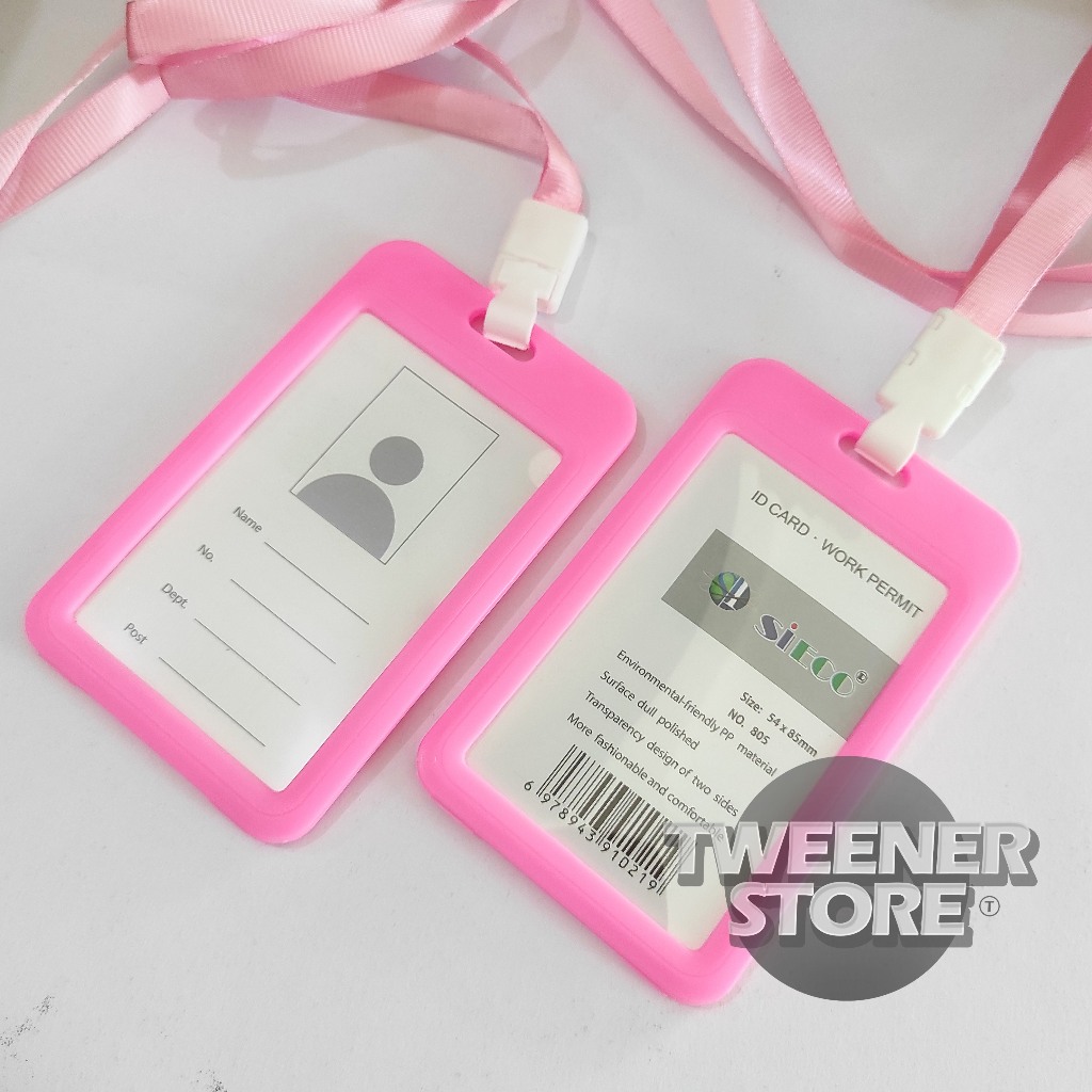 Jual OFFICIA / ZHUANG PAI ID Card + Tali 54x85mm | Name Tag | Double ...