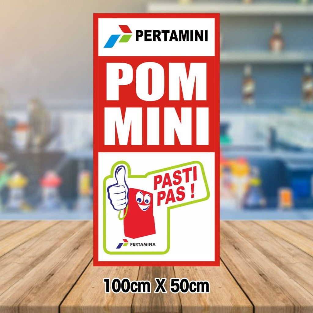 Jual Banner/Spanduk POM MINI Ukuran 100x50 | Shopee Indonesia