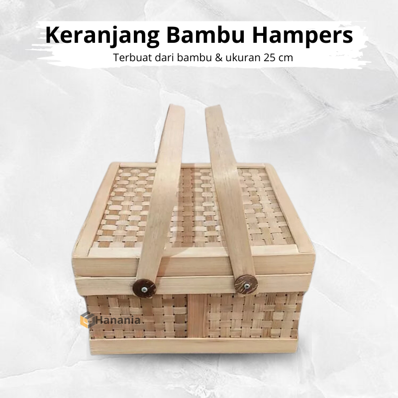 Jual Rantang bambu/ keranjang bambu/ Truntum / hampers 25x25cm | Shopee Indonesia