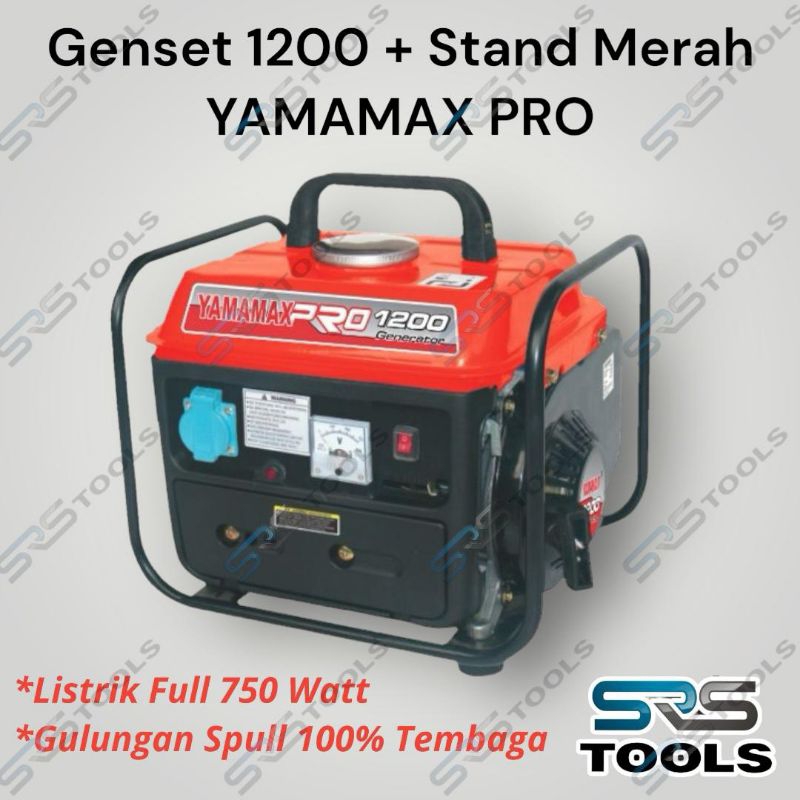 Jual YAMAMAX PRO 1200 Genset Mini Portable Mesin Generator Listrik 750 ...