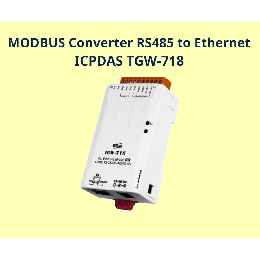 Jual Modbus Converter RS485 RS232 1port To Ethernet ICPDAS TGW-718 CR | Shopee Indonesia