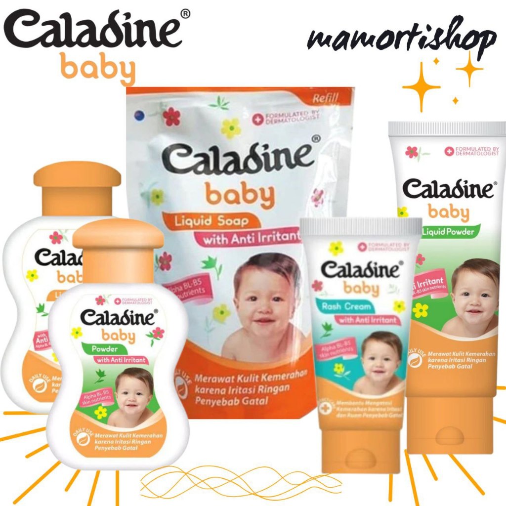Jual Caladine Baby Liquid Pouch 210ml, Liquid Soap Bottle 200ml, Baby ...