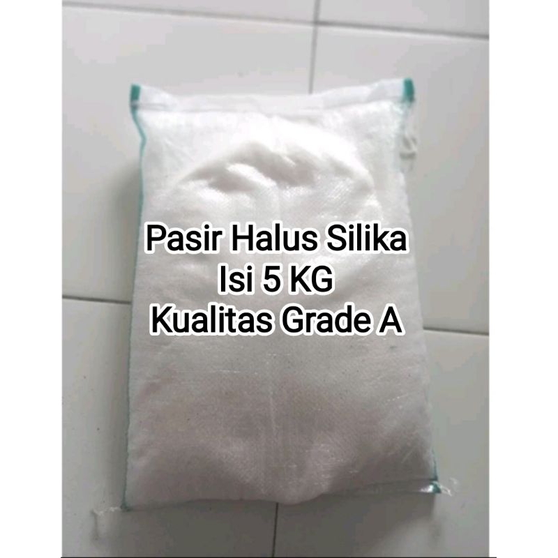 Jual Pasir Silika Putih Halus 5 KG, Pasir putih, Pasir Aquascape, Pasir ...