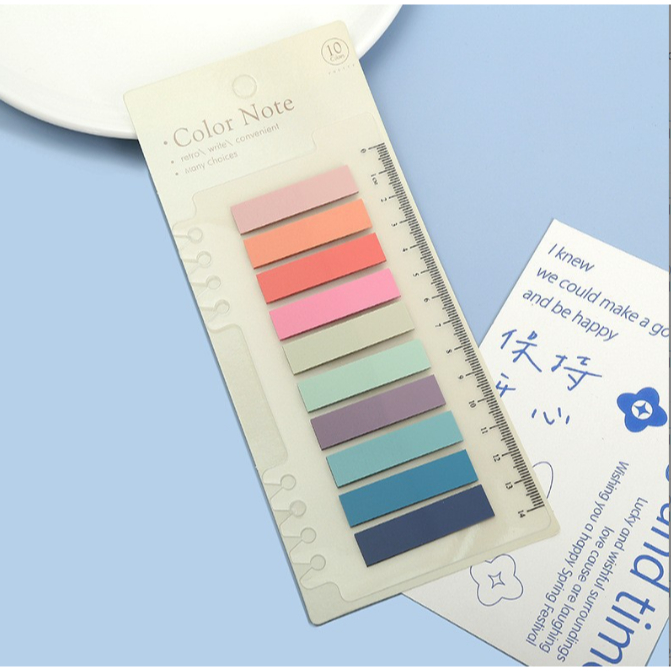 Jual 200 Lembar Sticky Note Warna Neon / Pastel / Macaron / Morandi ...