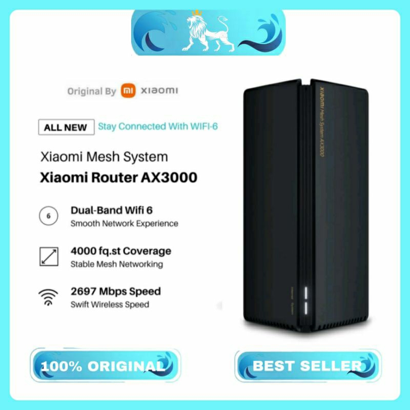 Jual Xiaomi Mesh System AX 3000 Router Wi-fi 6 Dual Band | Shopee Indonesia