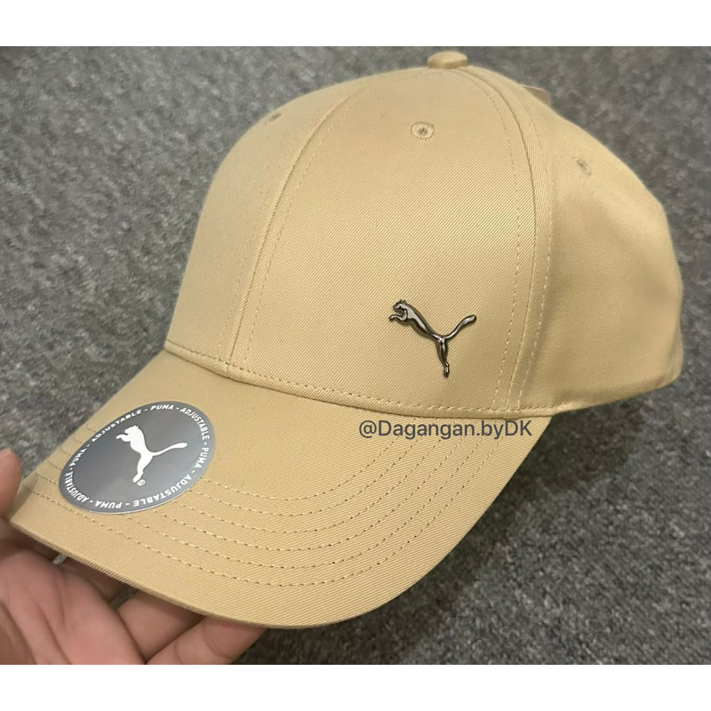 Jual Topi Puma Metal Logo Original 100% Coklat Beige | Shopee Indonesia