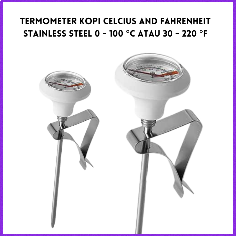 Jual COD MHW-3BOMBER Termometer Kopi Celcius and Fahrenheit with Clip ...