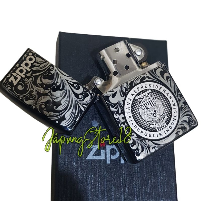 Jual Korek Api zippo istana negara Custom zippo logo istana negara ...