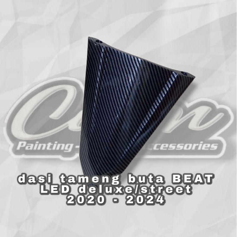 Jual dasi panel tameng buta tanpa dudukan plat beat LED deluxe street cbs K1A carbon wtp celup ...