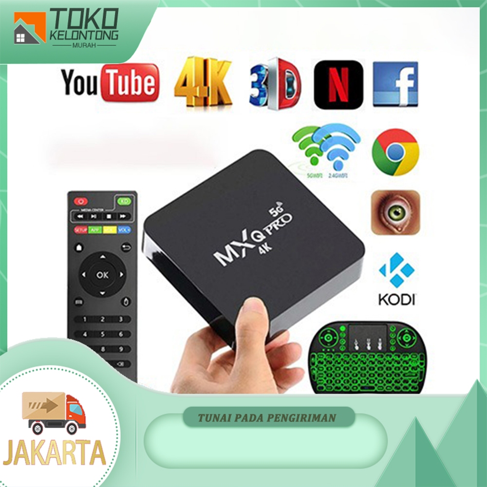 Jual tv box digital set top box untuk tv led Android TV Box 5G 4K Ultra ...
