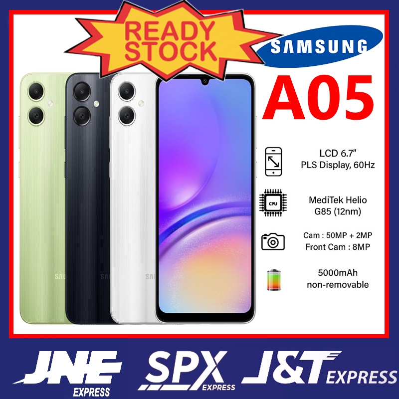 Jual Samsung Galaxy A05 RAM 4GB/64GB |4GB/128GB |6GB/128GB Smartphone ...
