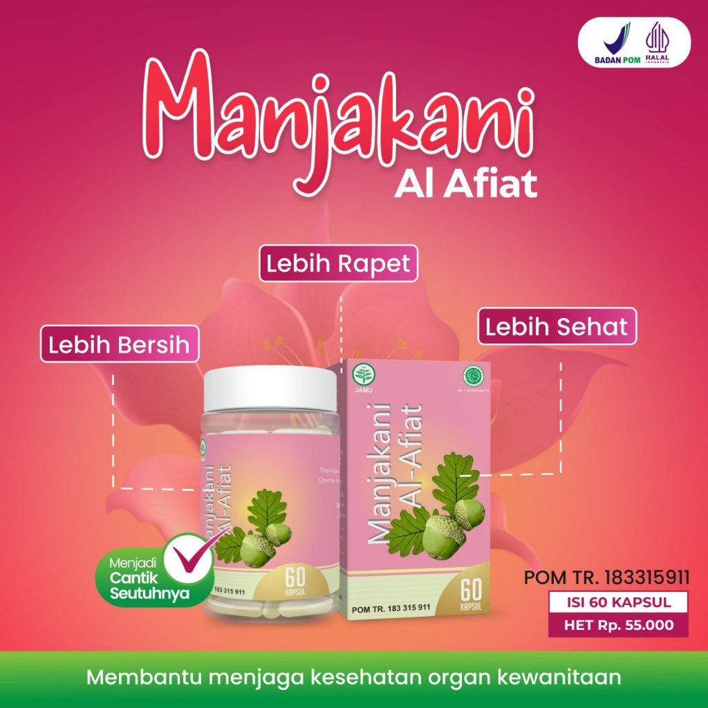 Jual Kapsul Ekstrak Manjakani Al Afiat Isi 60 Kapsul | Shopee Indonesia