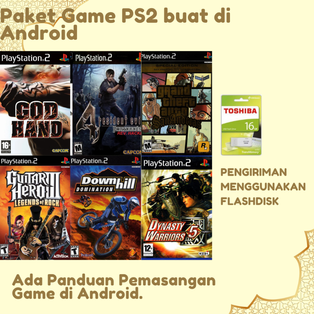 Jual Isi Game PS 2 bisa buat main di Android dan PC - Sudah termasuk ...