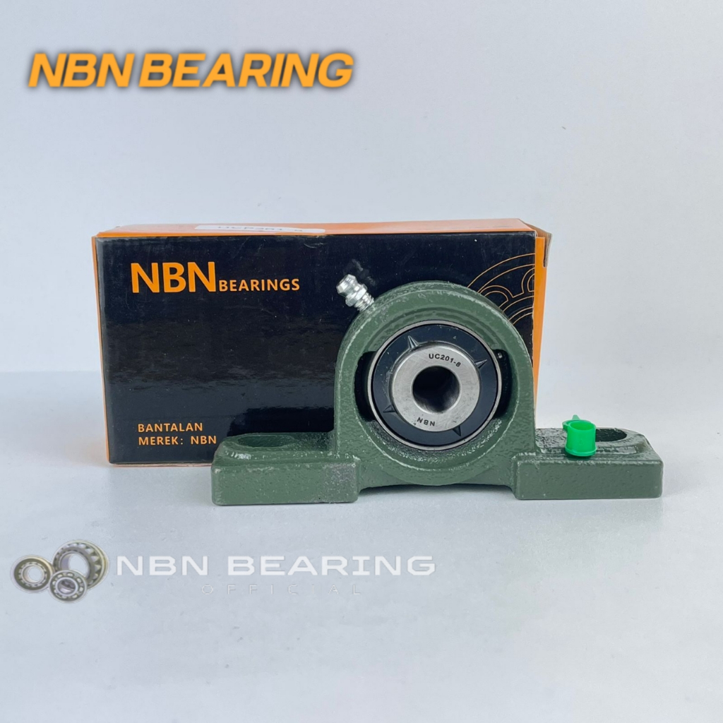 Jual BEARING UCP 201-8 Pillow Block Laher Duduk AS Diameter 12.7 mm NBN ...