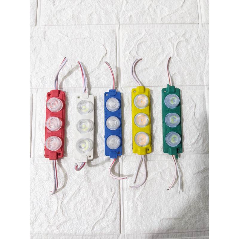 Jual LED Jejer/Strip DC 3Mata 12V/3Watt | Shopee Indonesia