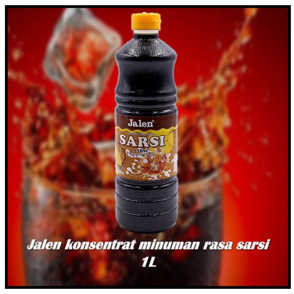Jual Jalen konsentrat minuman rasa sarsi 1L | Shopee Indonesia